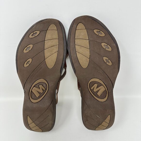 Merrell | Shoes | Merrell Leather Ankle Strap Sandals Womens 9 | Poshmark